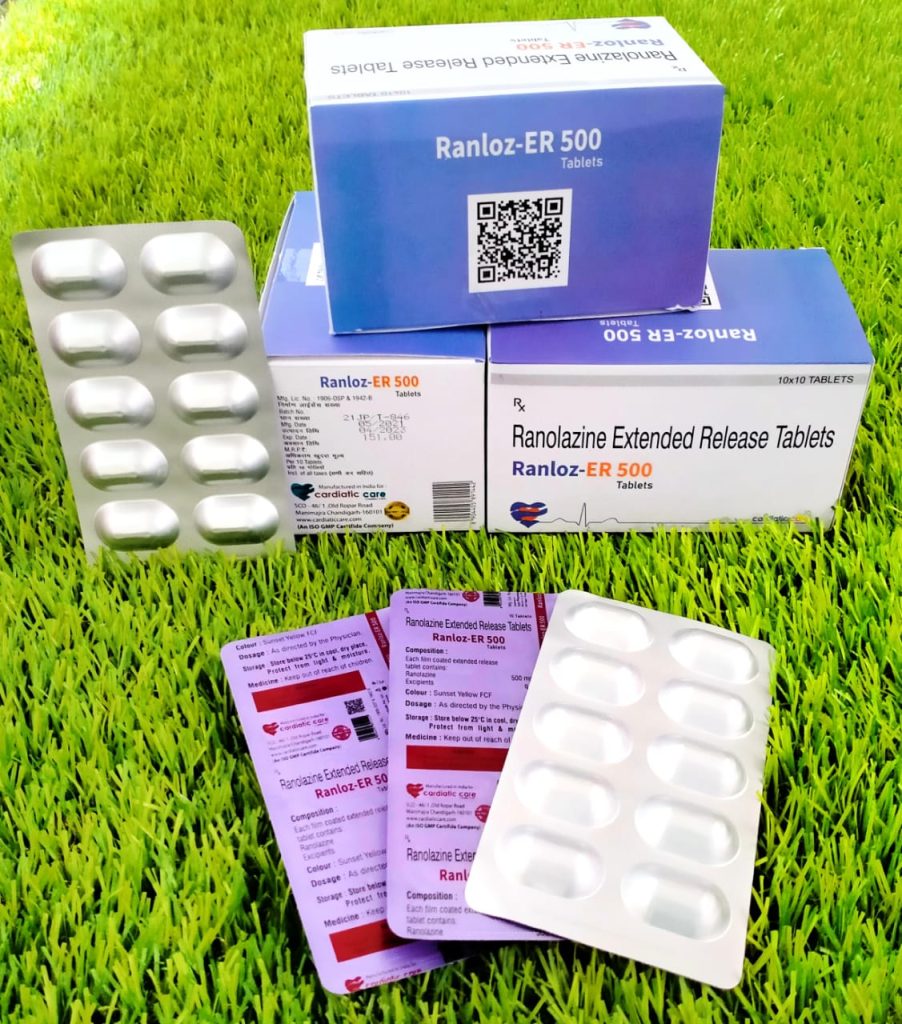 Ranolazine Tablets Manufacturer / Supplier and PCD Pharma Franchise
